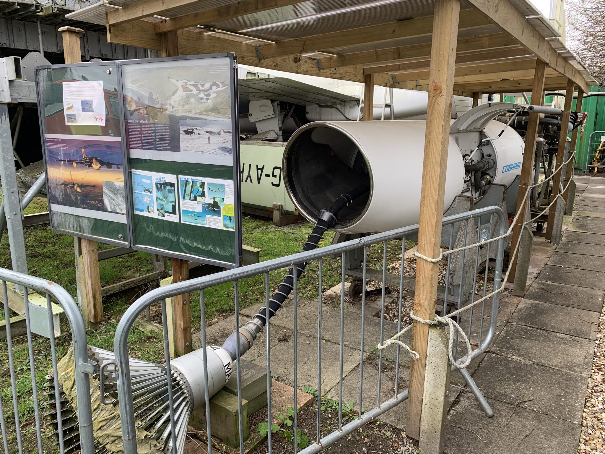 Flight Refuelling pod – Bournemouth Aviation Museum – Hurn