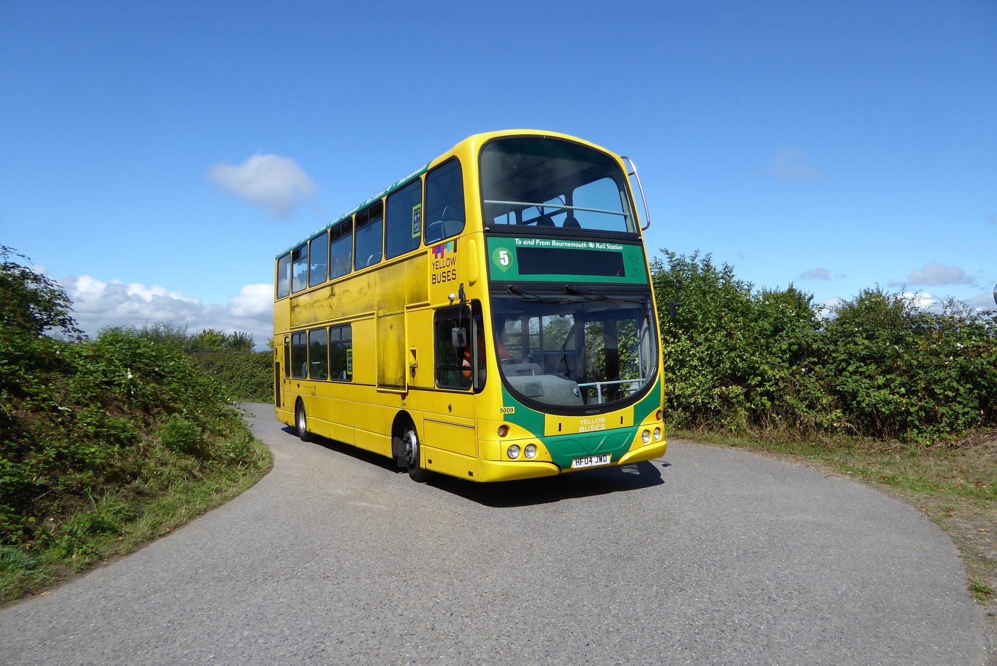 VOLVO B7TL BUS – Bournemouth Aviation Museum – Hurn